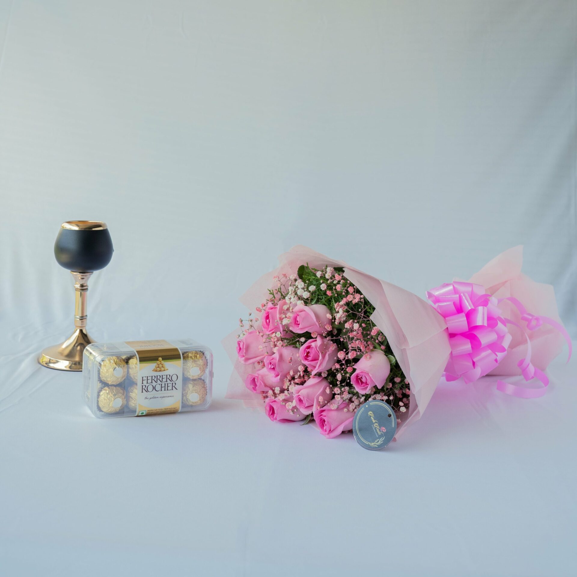 Combo - Roses Bouquet And Chocolate - Gifts with Flowers