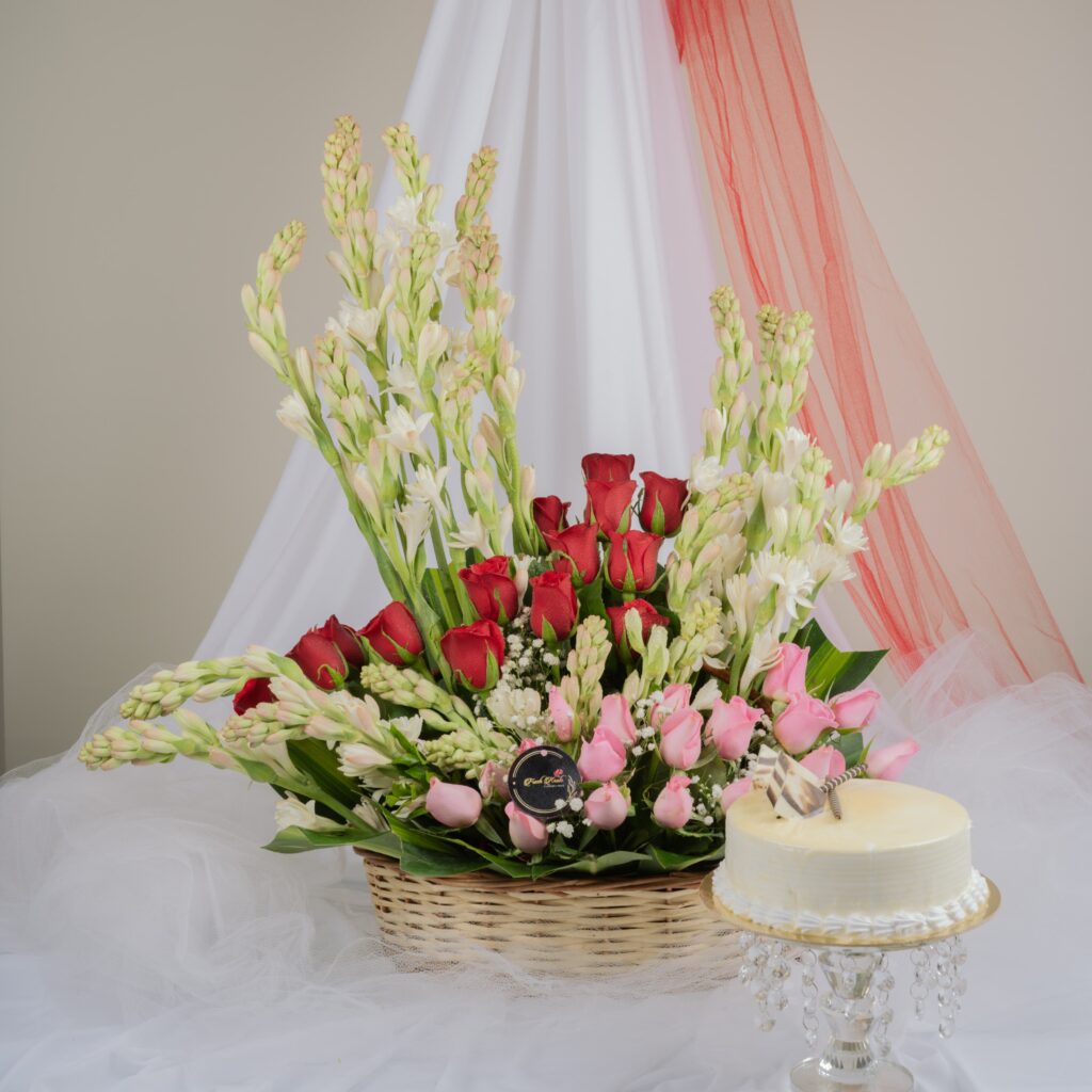 Basket of Roses - Flower delivery in Bangalore