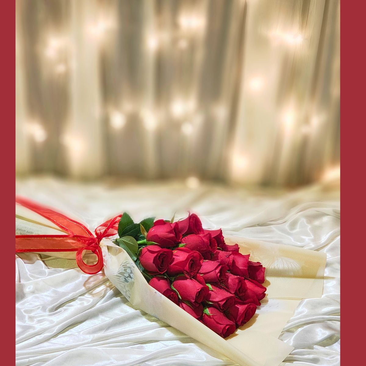 Heart Strings - Bouquet of Red Roses